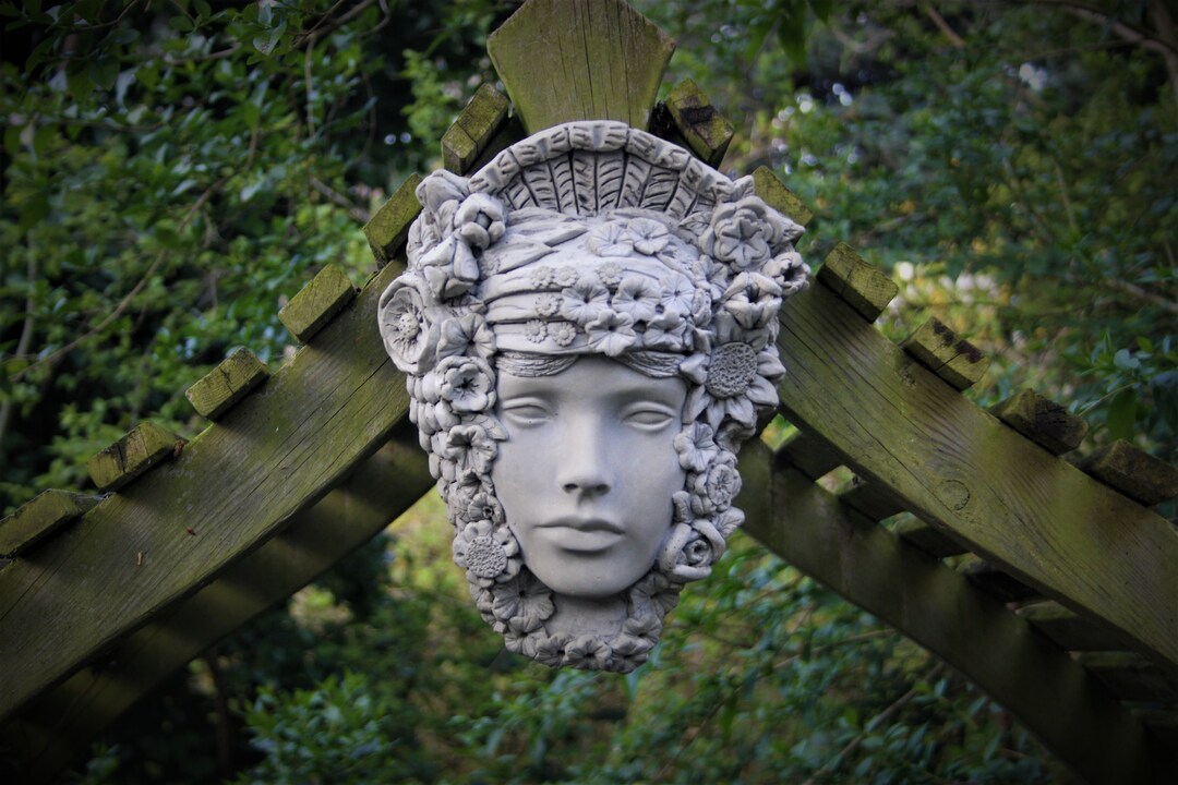 Flora the Goddess of Roman Flowers, Gardens and Spring. Garden Wall ...