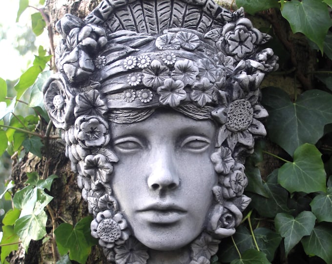 Flora the Goddess of Roman Flowers, Gardens and Spring. Garden Wall ...