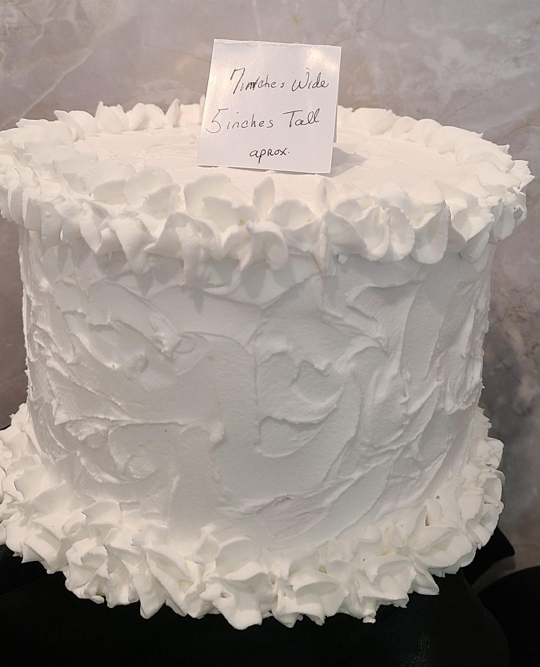 Fake White Wedding Cake Fake White Cake Fake Engagement Cake Wedding ...