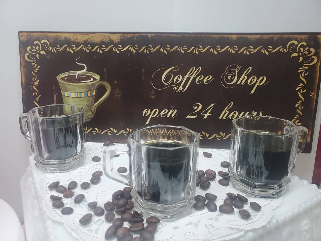 Fake Espresso Fake Coffee Coffee Bar Decor Tiered Trade Decor Mini ...