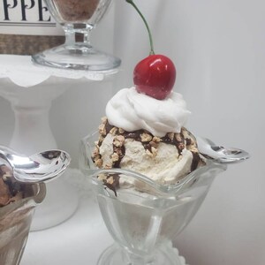Fake Ice Cream Sundae Fake Hot Fudge Sundea,ice Cream Decor, Sweet ...