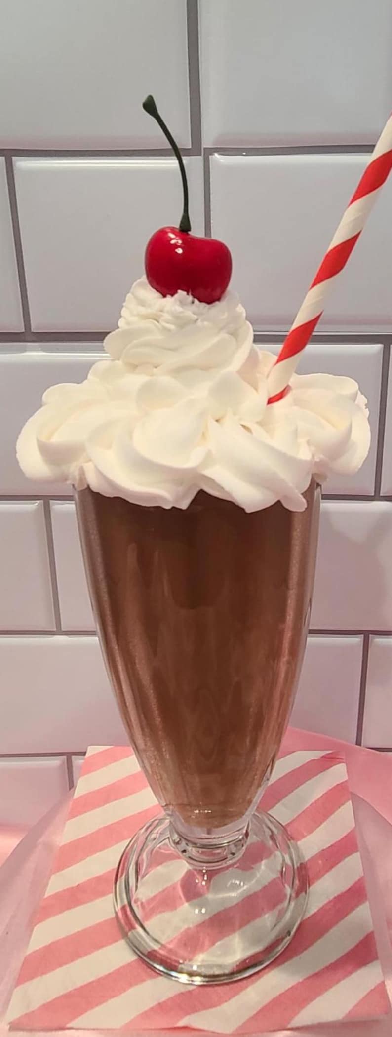 Fake Vintage Milkshake \ Car Hop Milkshake \fake Malt \ Retro Diner ...