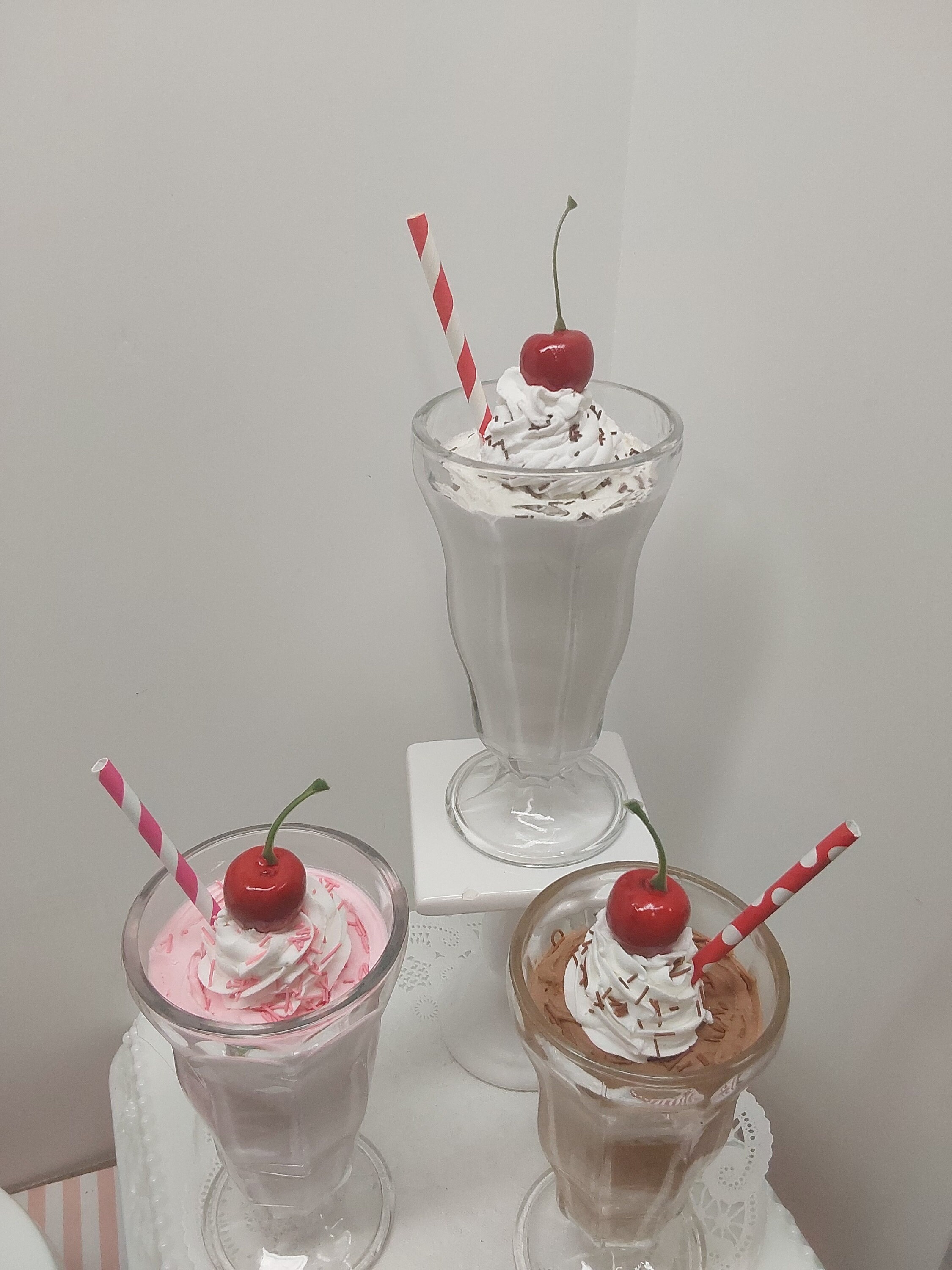 Fake Chocolate Milkshake Fake Strawberry Milkshake Fake - Etsy