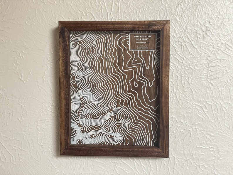 CUSTOM MAP Topo Wall Art - Etsy