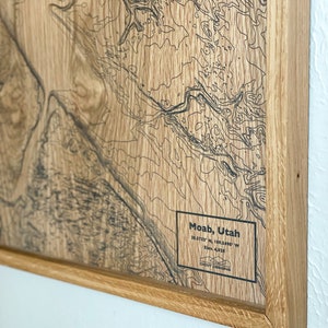 CUSTOM MAP Topo Wall Art - Etsy