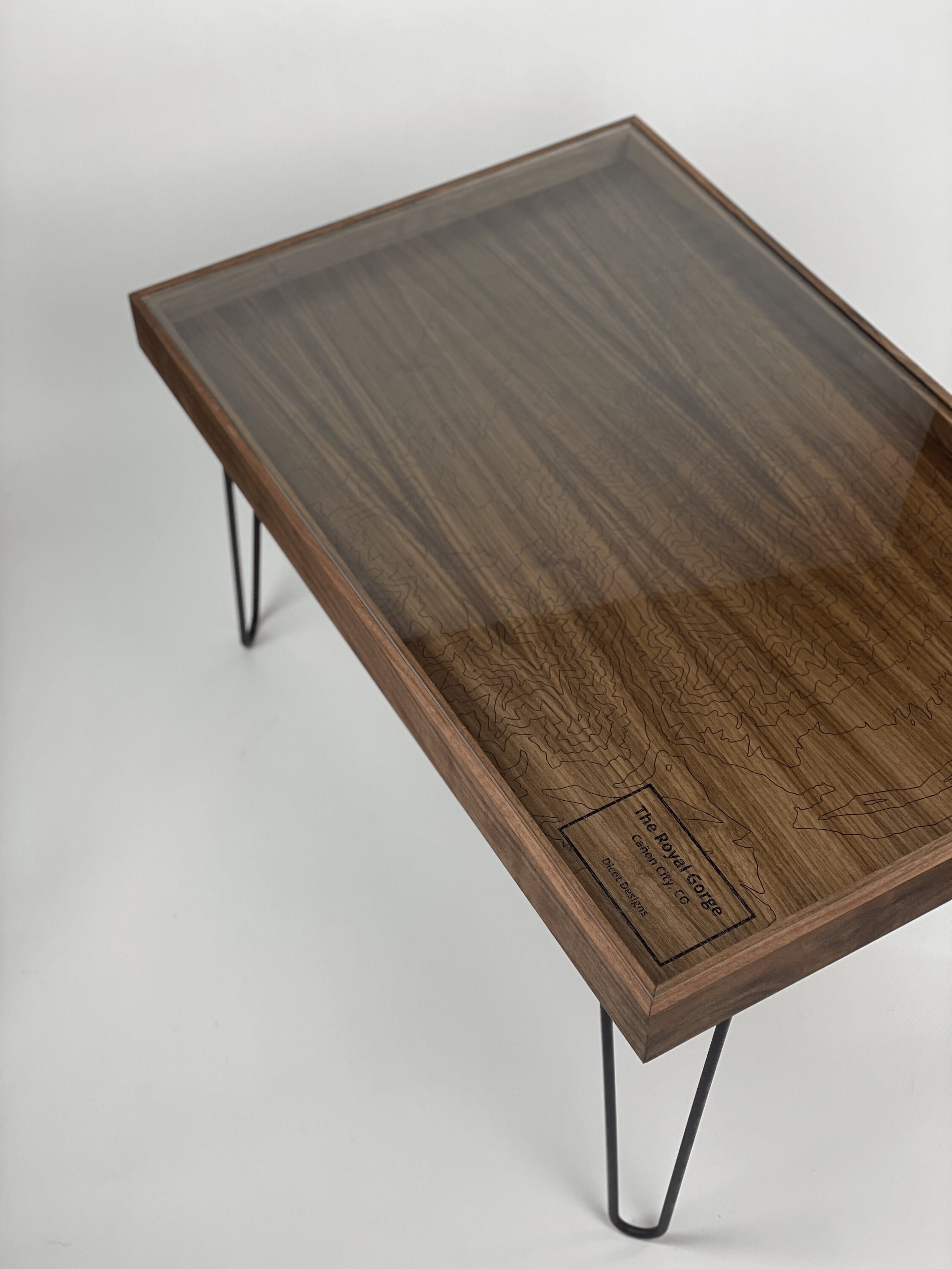 CUSTOM LOCATION Topo Coffee Table - Etsy