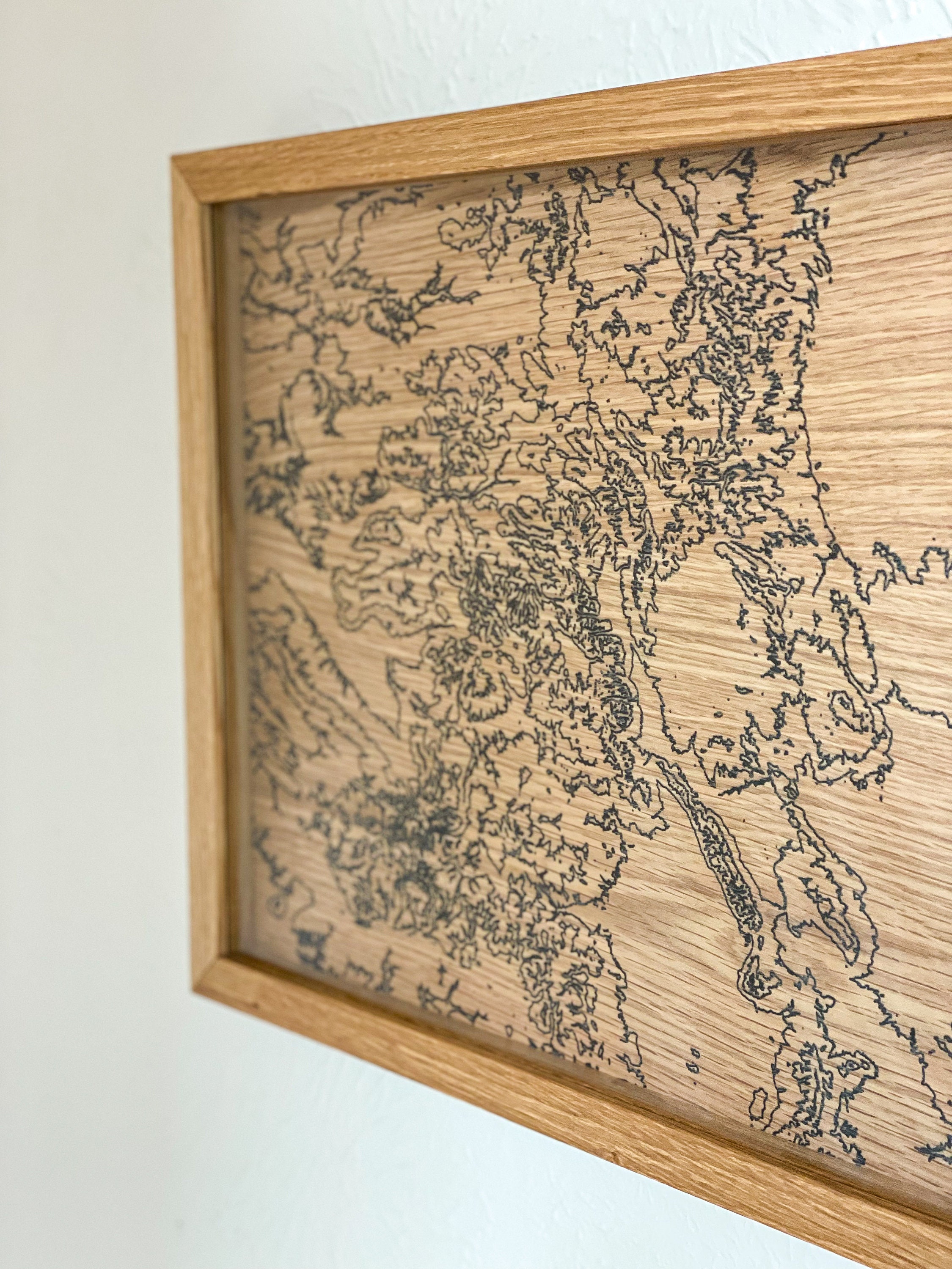 Colorado Topo Wall Art - Etsy