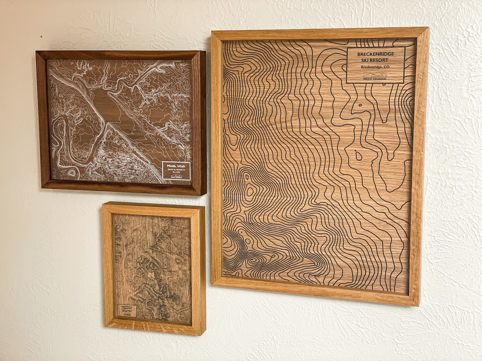 CUSTOM MAP Topo Wall Art - Etsy