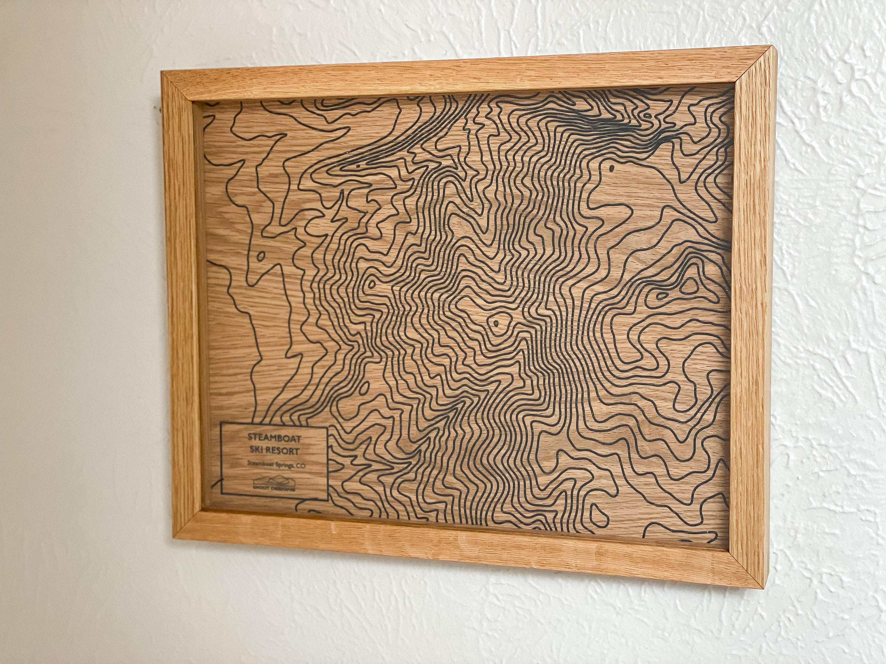 CUSTOM MAP Topo Wall Art - Etsy