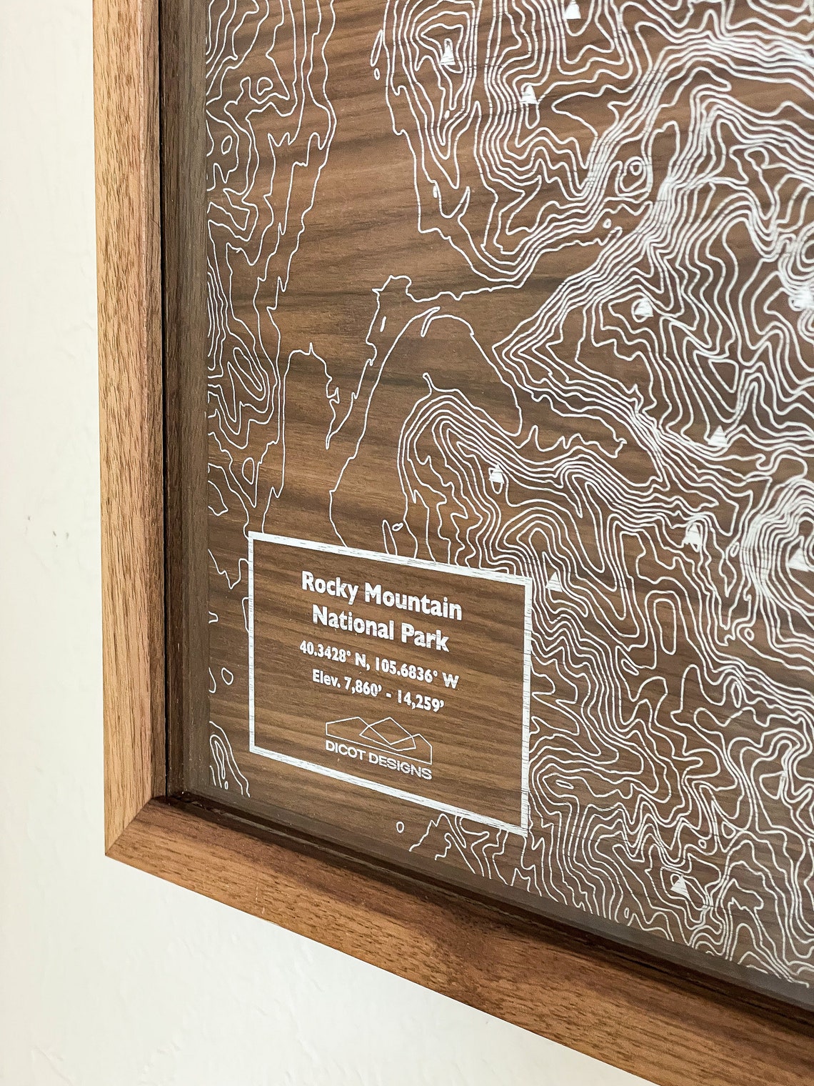 CUSTOM MAP Topo Wall Art - Etsy