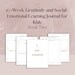10 Week Kids Gratitude and Social-emotional Learning Journal - Etsy