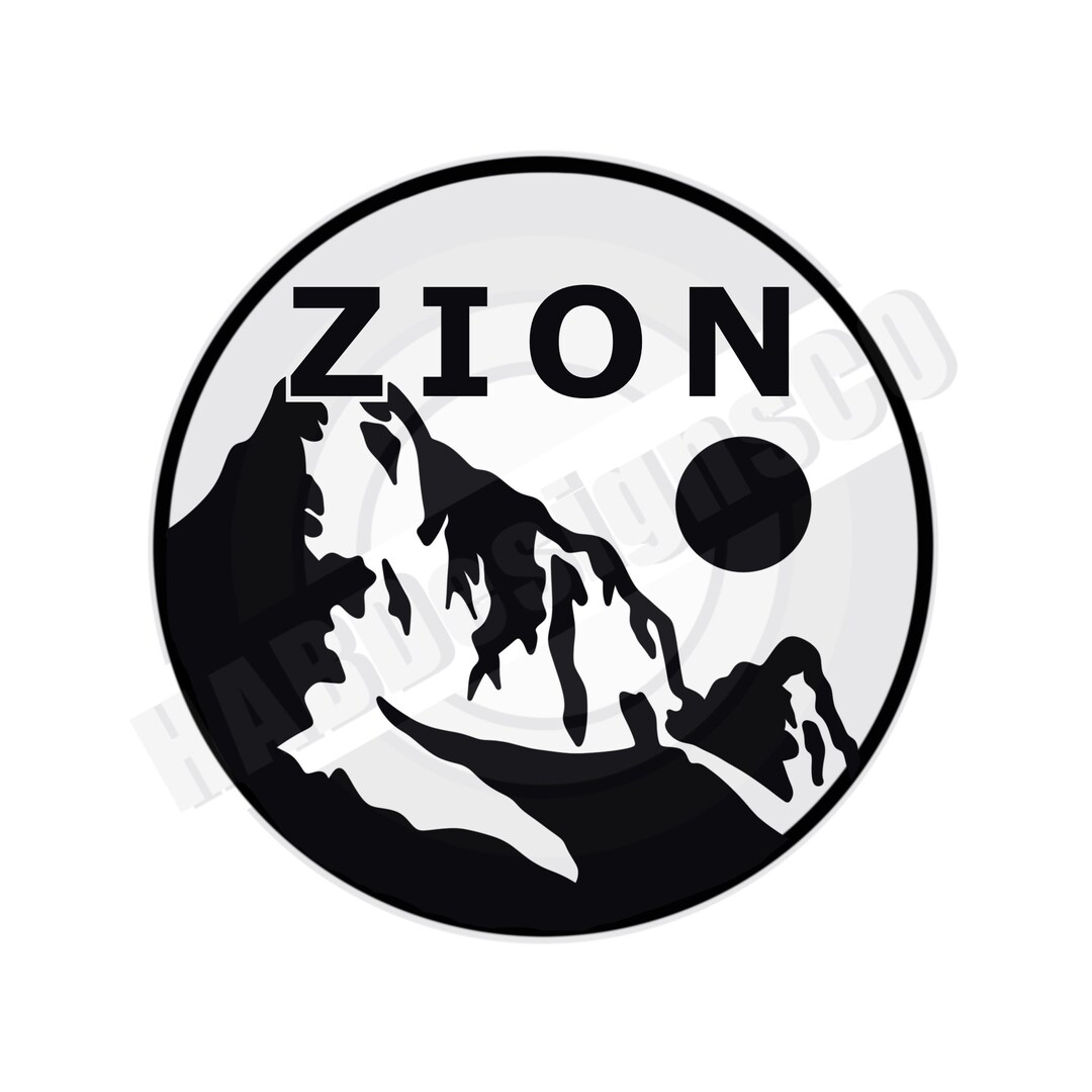 Zion National Park Die Cut Vinyl Decal - Etsy