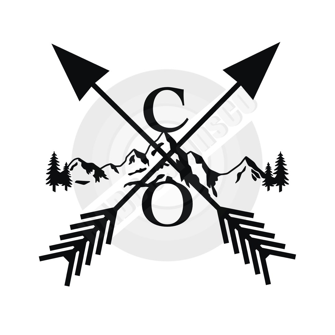 Colorado, Arrow and Mountains Die Cut Vinyl Decal - Etsy