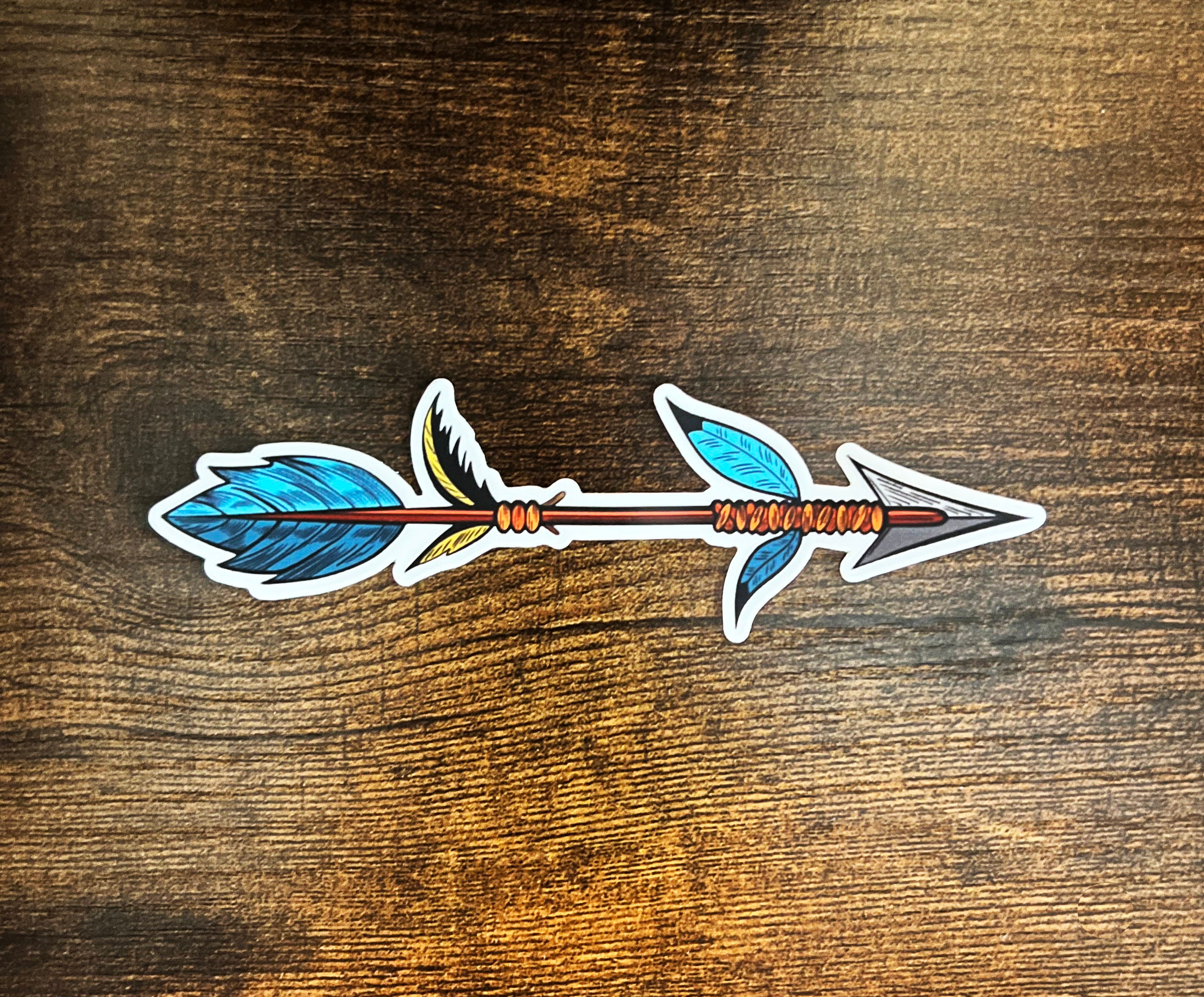 Arrow Die Cut Vinyl Sticker, Waterproof Sticker - Etsy