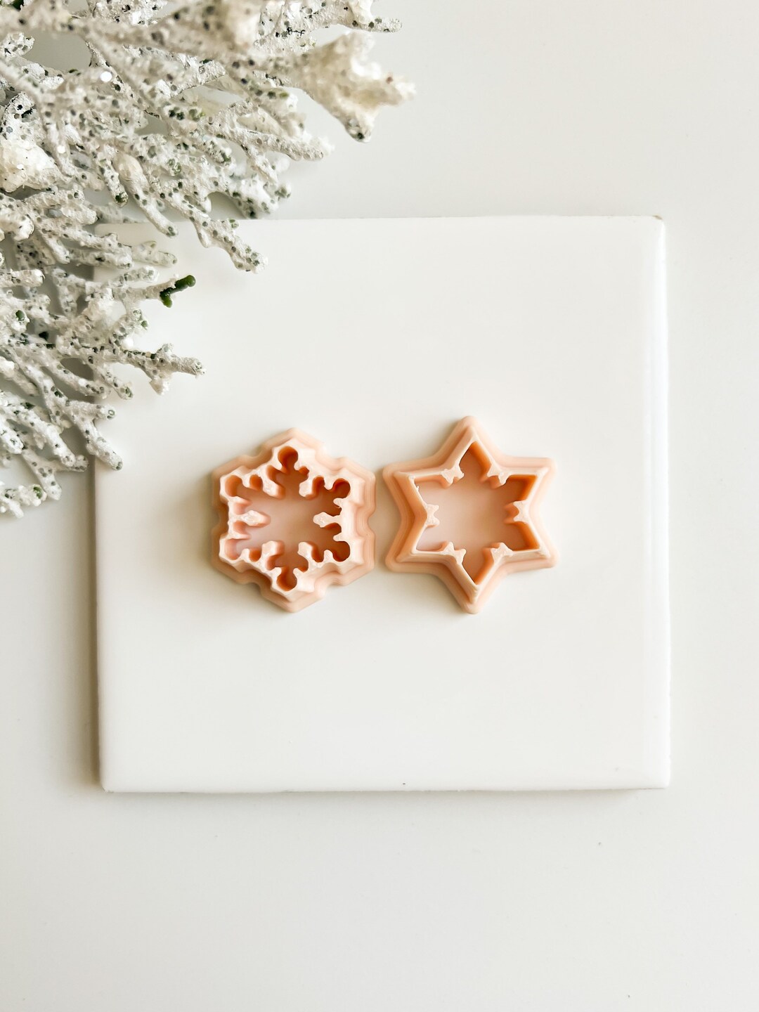 Snowflake Set Snowflake Set Polymer Clay Cutters Christmas Snowflake ...