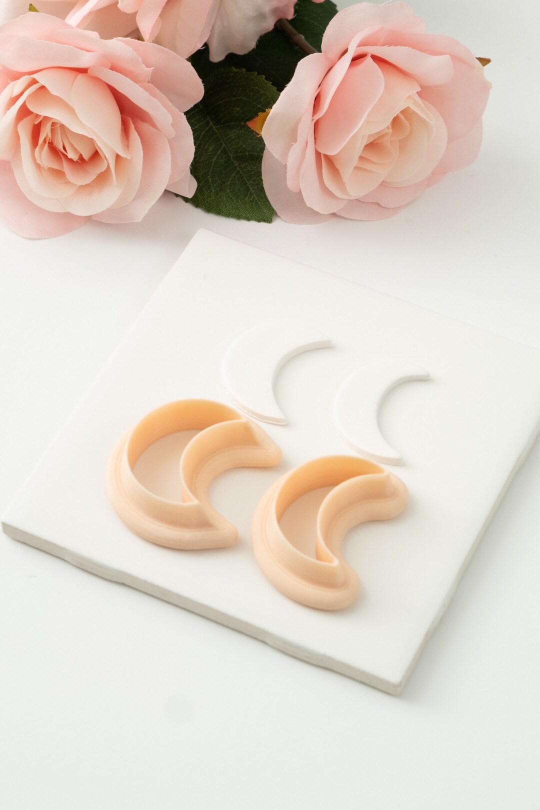 Elegant Moon Set No. 1 Elegant Moon Shape Set Polymer Clay Cutter Moon ...