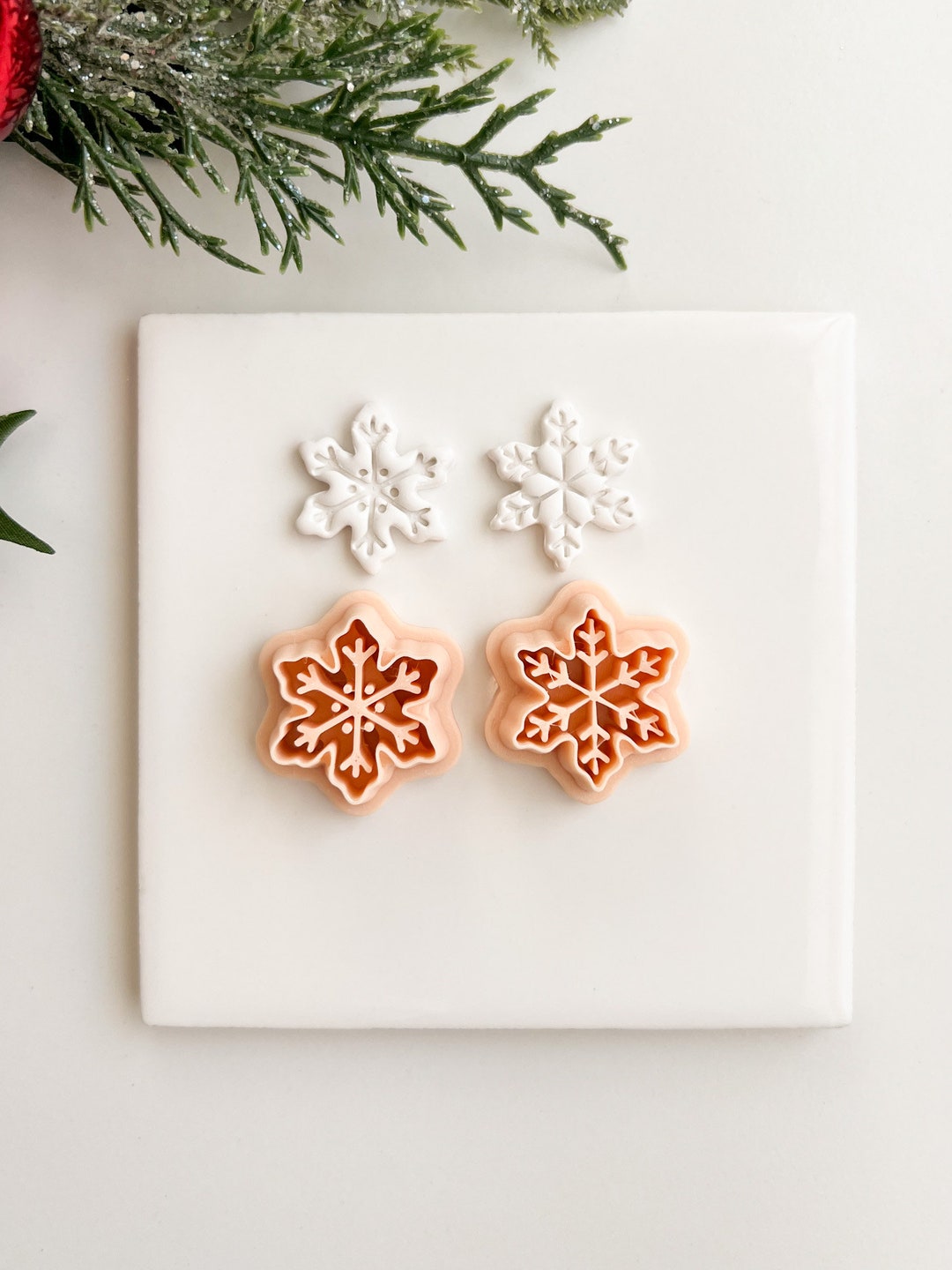 Snowflake Set No. 2 Snowflake Set Polymer Clay Cutters Christmas ...