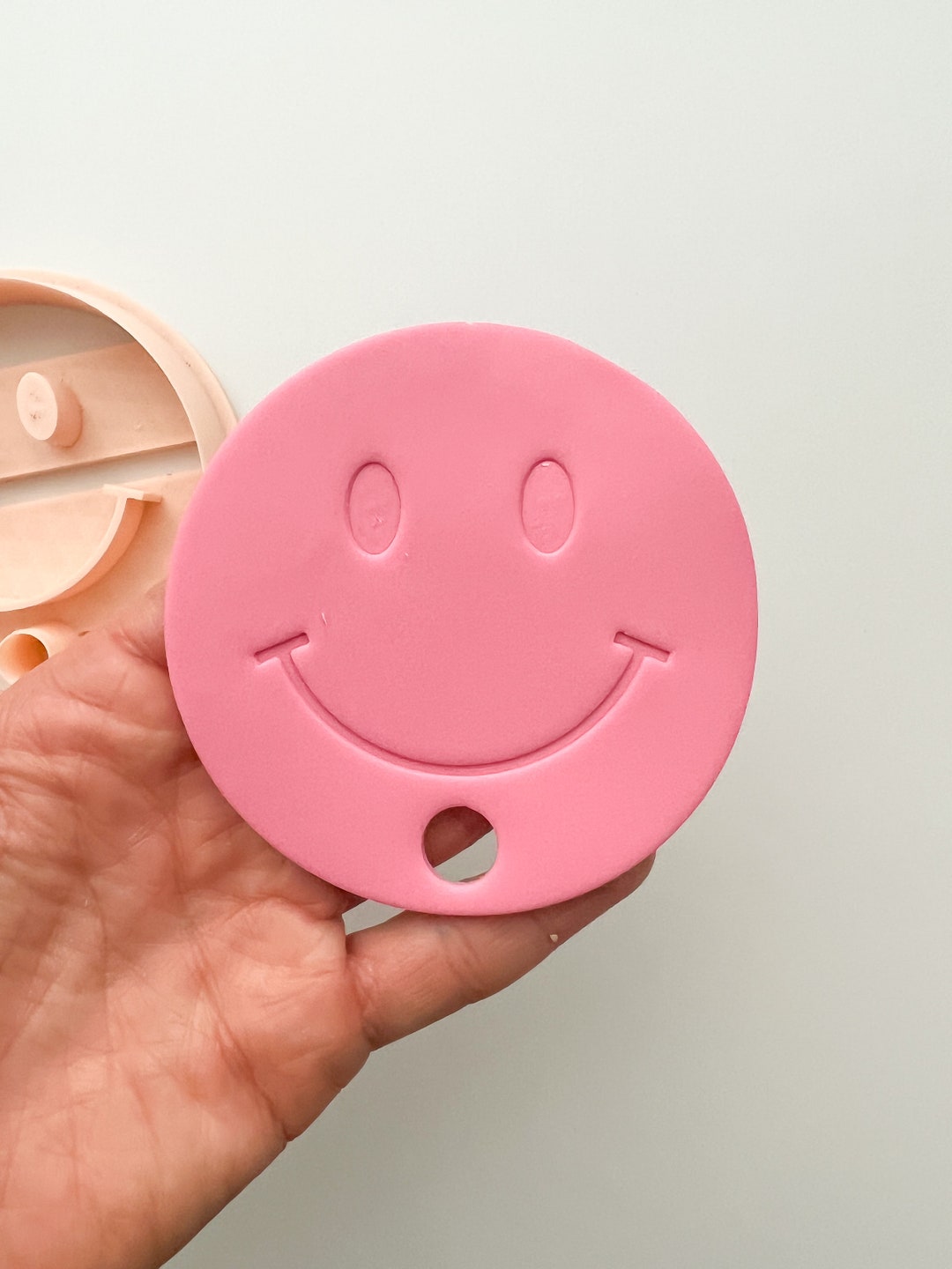 Smiley Face Stanley Cup Cutter Embossed Smiley Cutter - Etsy