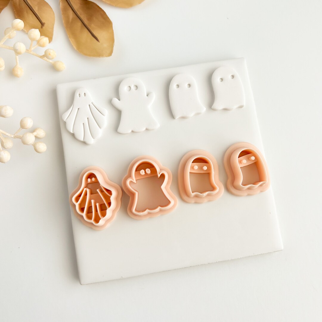 Ghost Set Ghost Clay Cutter Halloween Clay Cutter Fall Clay Cutter ...