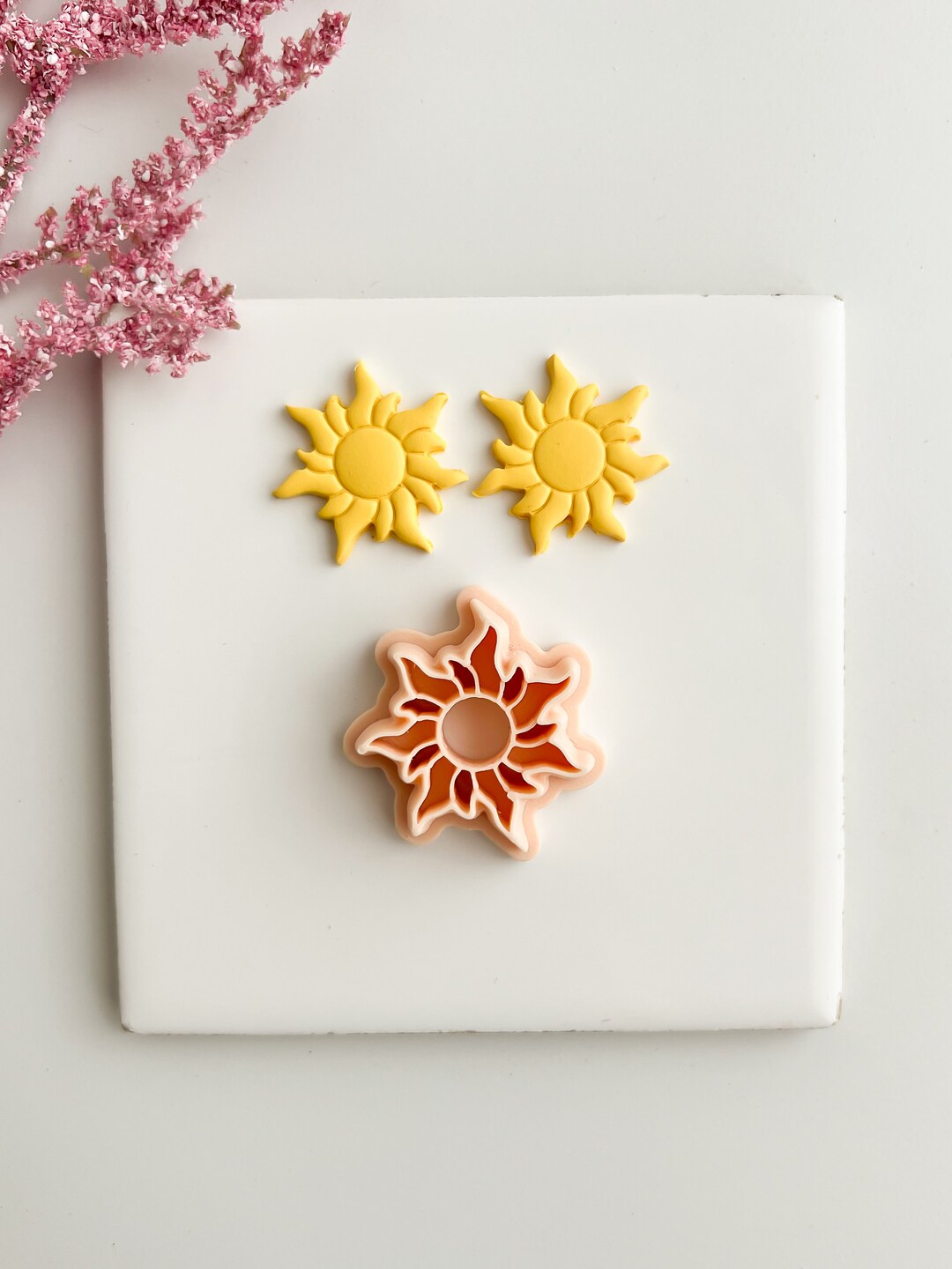 Rapunzel Sun Fantasy Princess Spring Floral Polymer Clay Cutter - Etsy