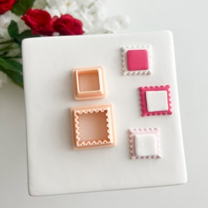 Postage Stamp Stamp Valentines Day Polymer Clay Cutter - Etsy