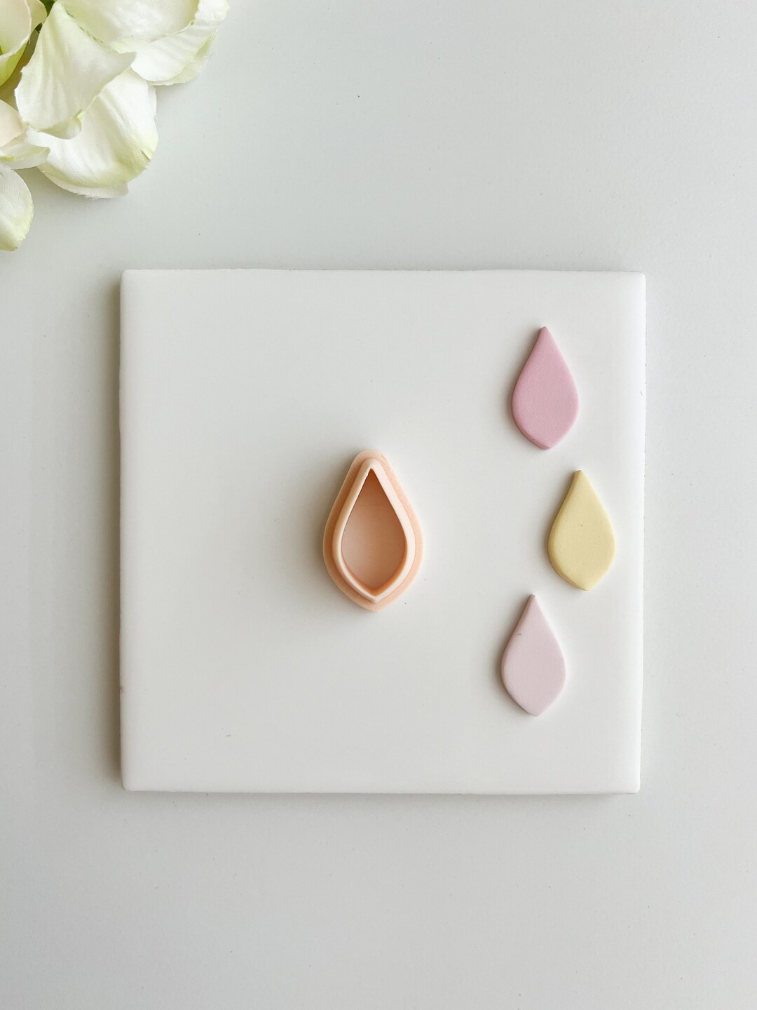 Tear Drop Shape No. 2 Basic Shape Polymer Clay Cutter Tear Drop Shape ...