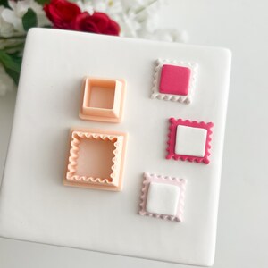 Postage Stamp Stamp Valentines Day Polymer Clay Cutter - Etsy