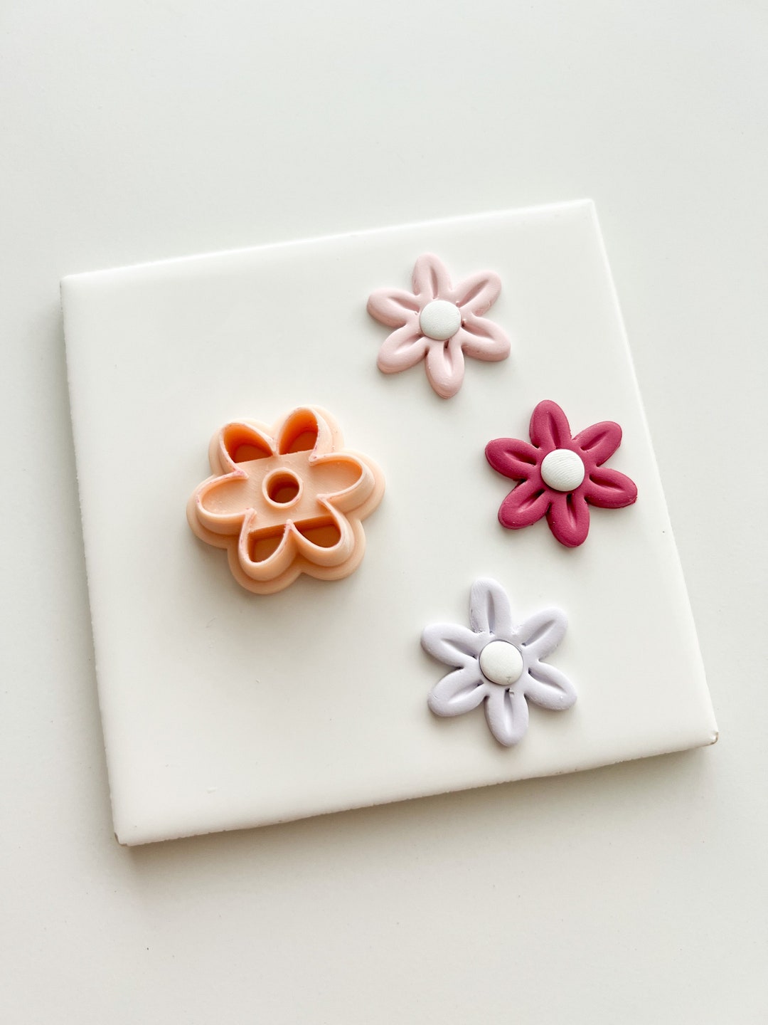 Spring Floral Polymer Clay Cutter No. 6 Tapered Spring Polymer Clay ...