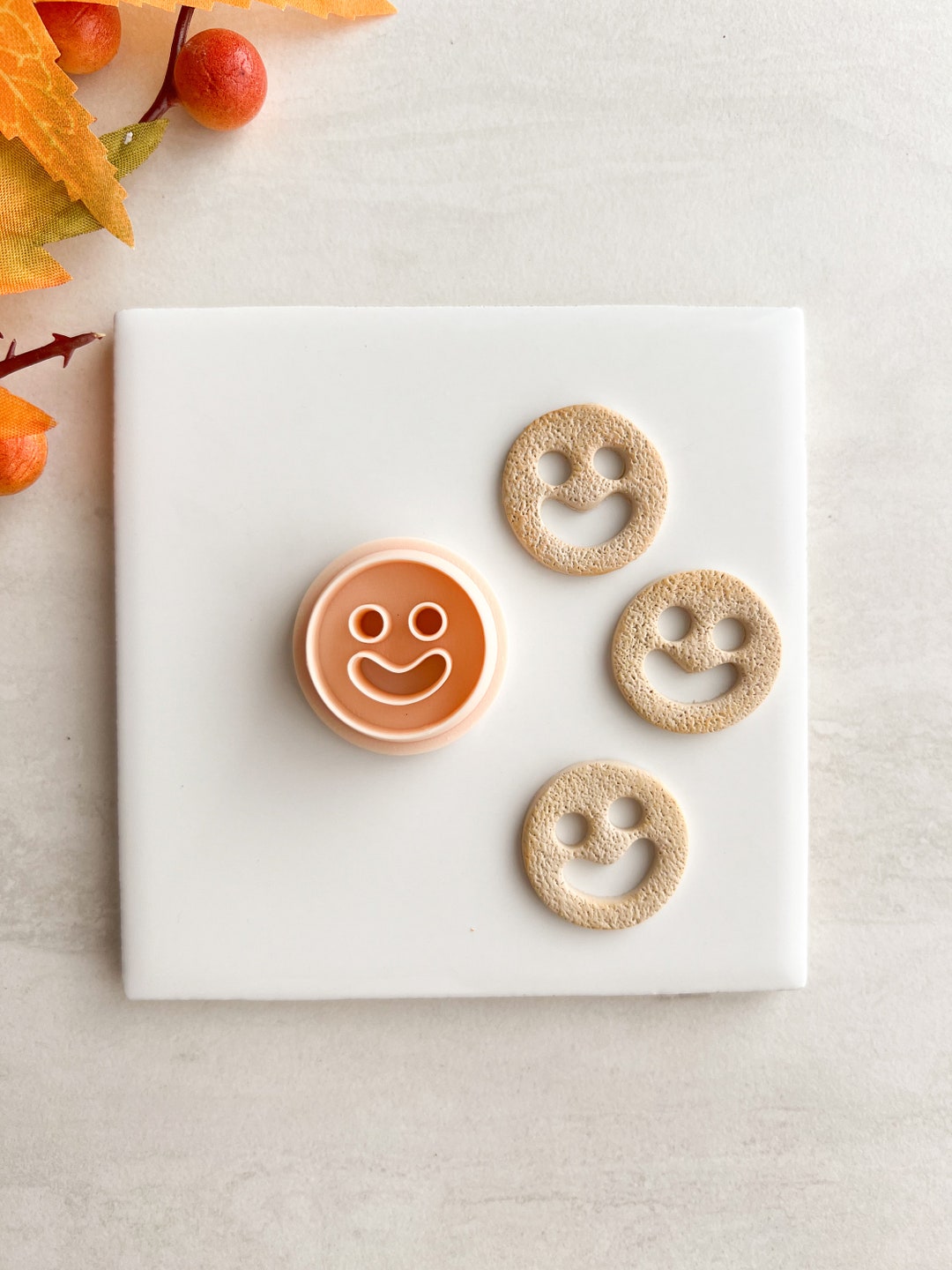 Smiley Face Fries Embossed Breakfast Food Pastry Clay Cutter - Etsy