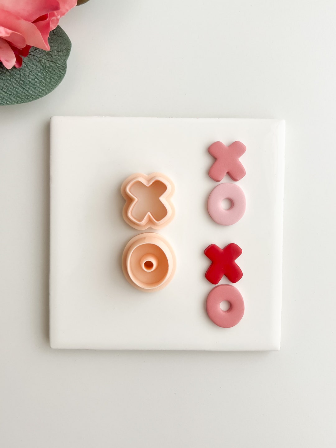 XO Valentines Day Cutters Letters Valentines Day Heart Polymer Clay ...