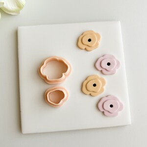 Poppy Flower two Part Spring Garden Cottage Core Embossed Tapered ...