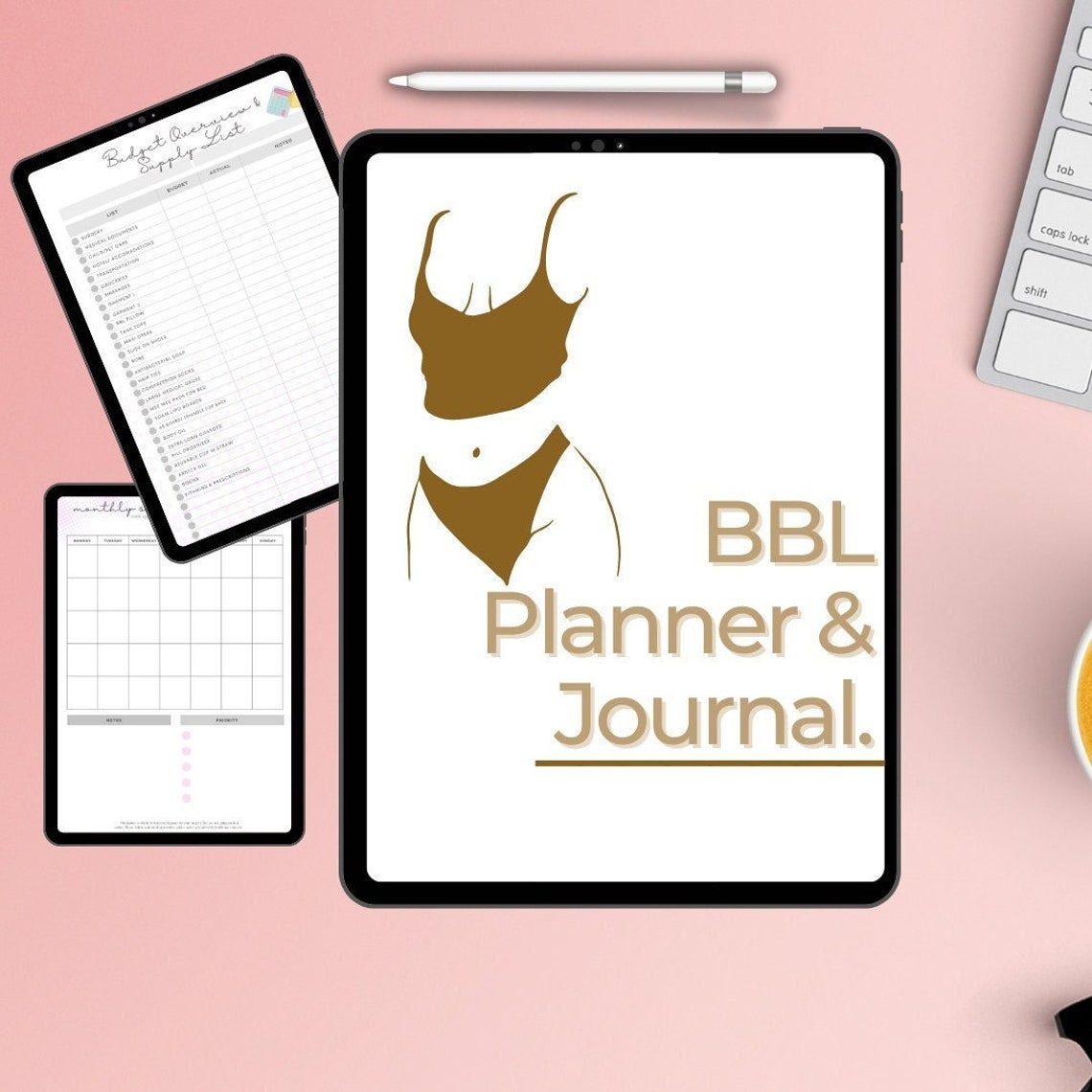Digital Bbl Planner Bbl Supply List Planner for Bbl Surgery - Etsy