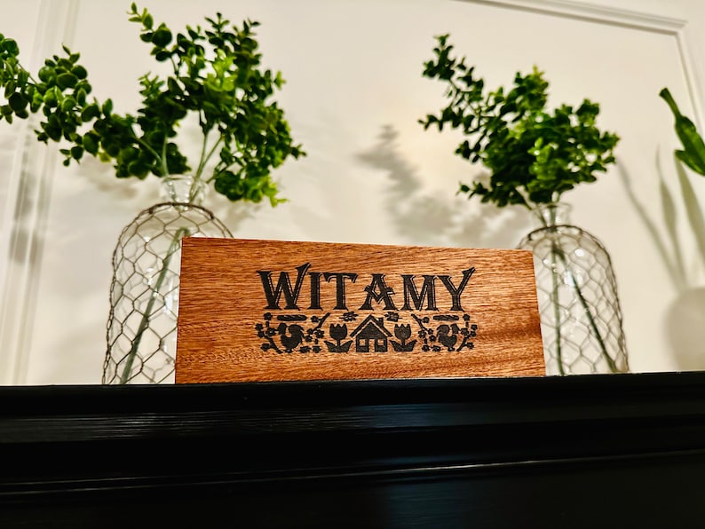 Witamy Polish Welcome Sign - Etsy