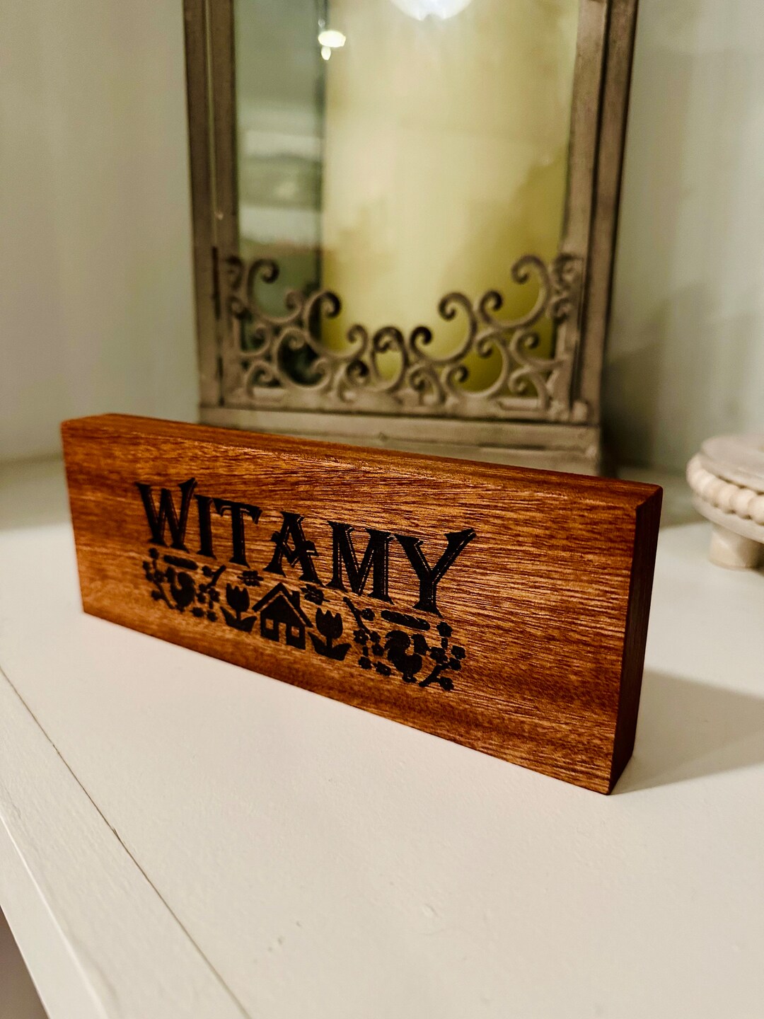 Witamy Polish Welcome Sign - Etsy