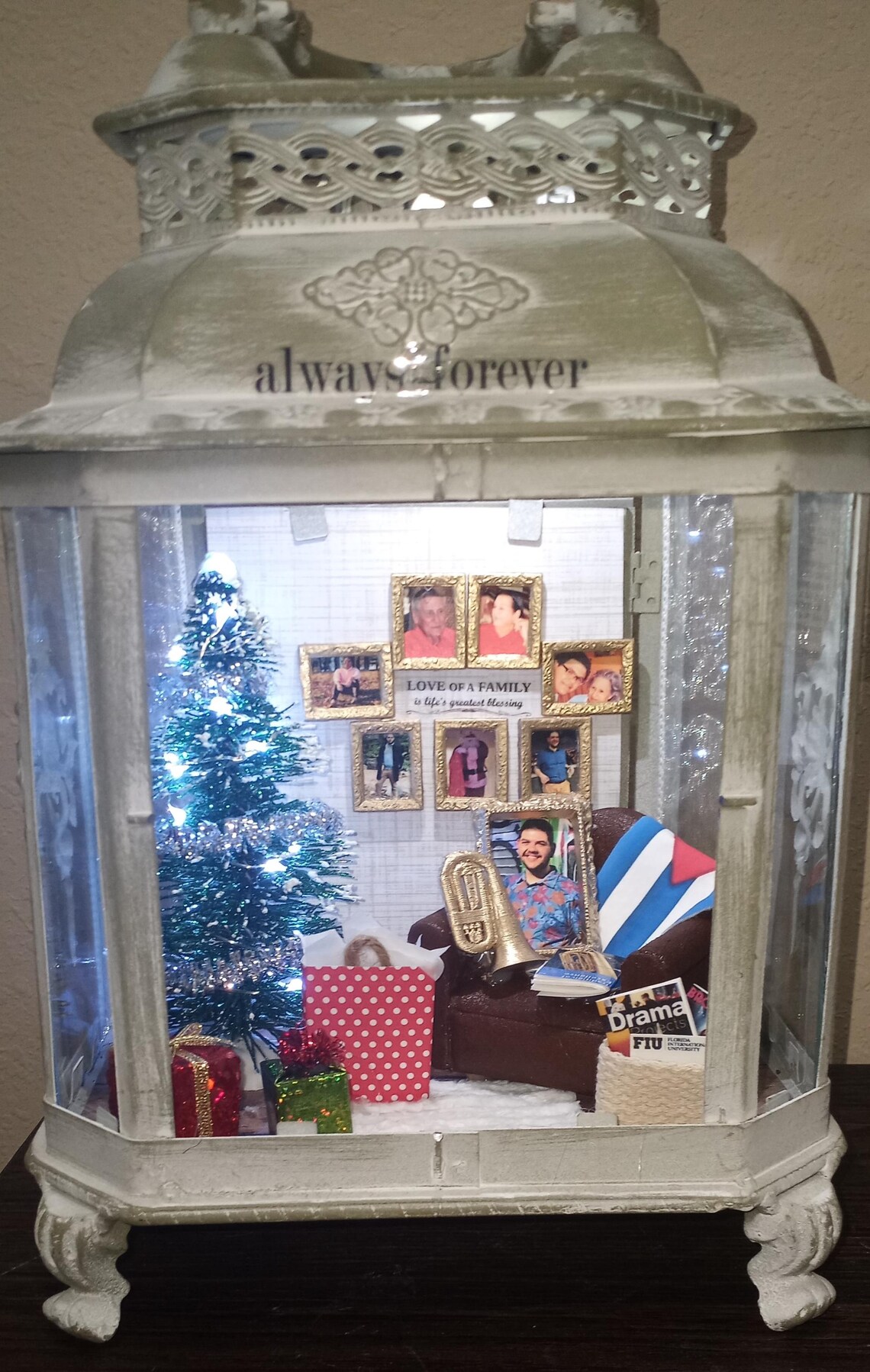 Custom Celebration of Life Christmas for One Lantern – Personalized ...