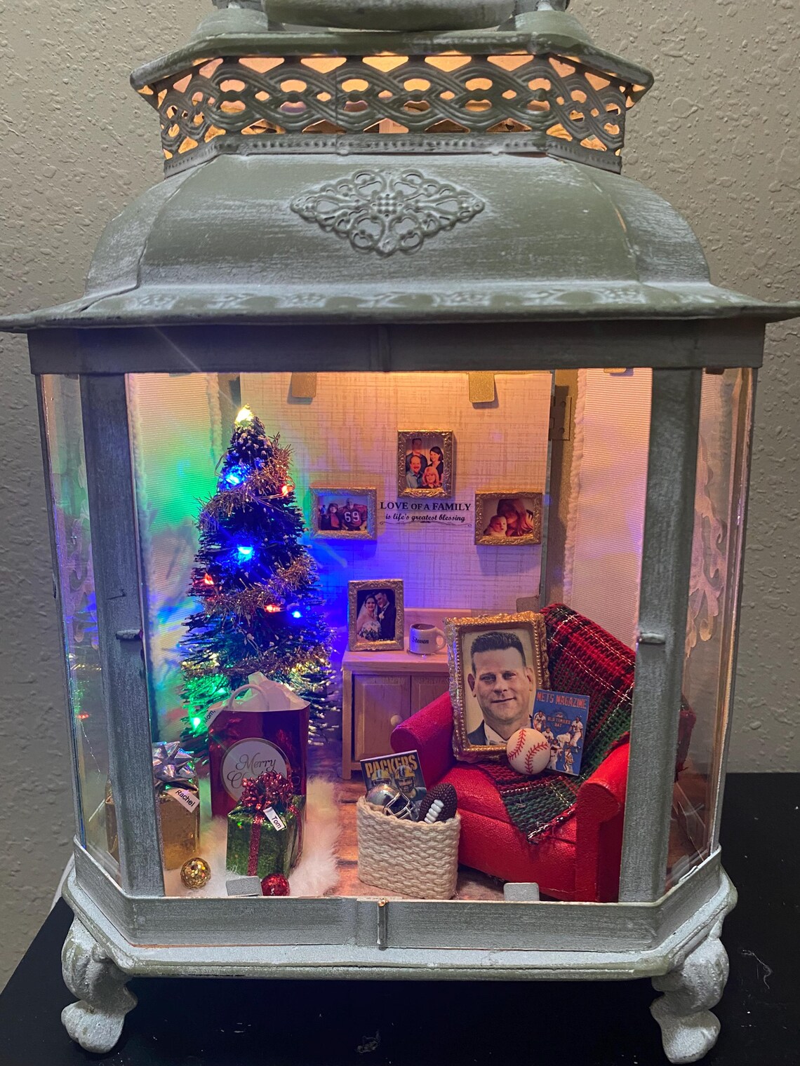 Custom Celebration of Life Christmas for One Lantern – Personalized ...