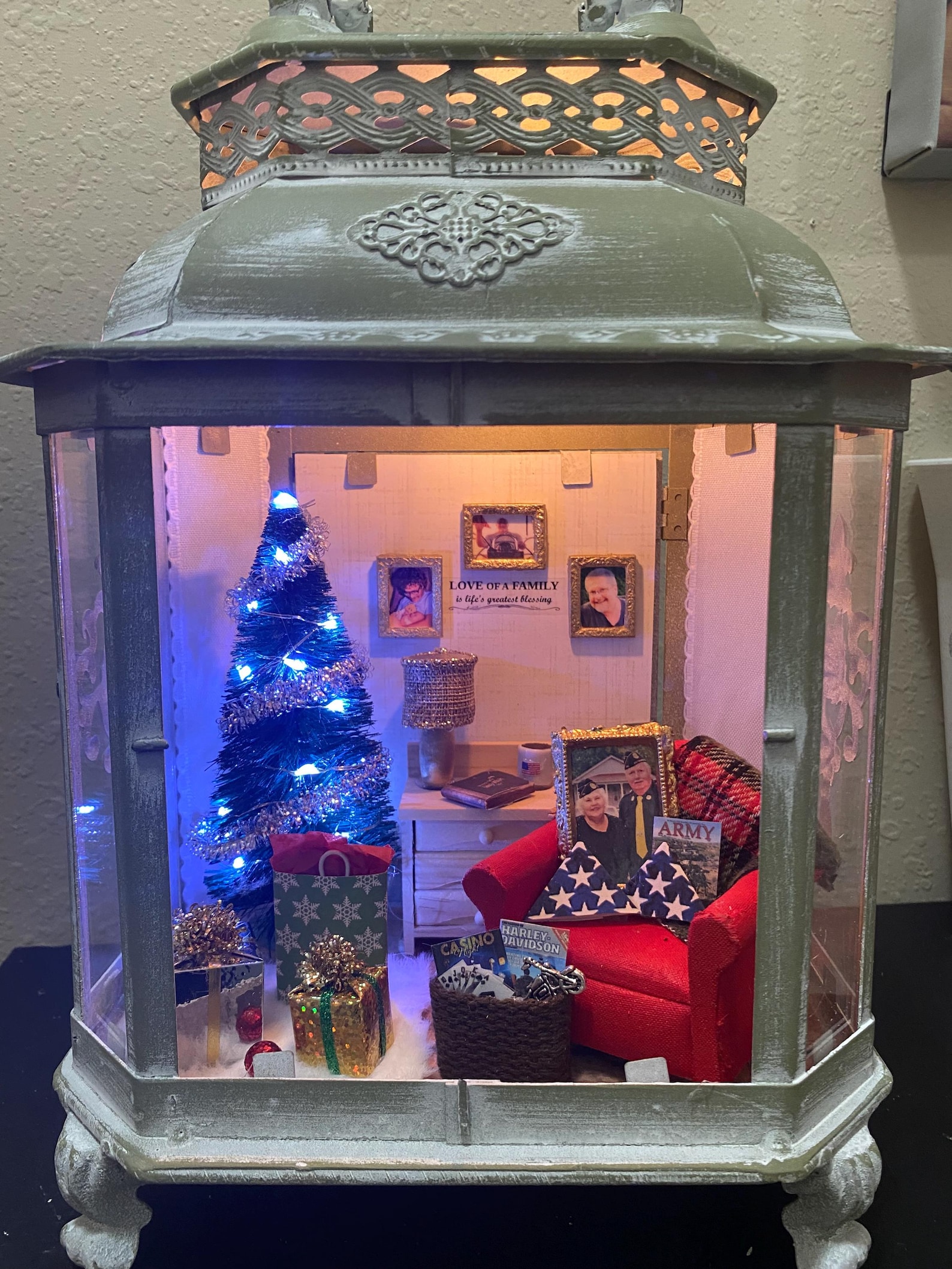 Custom Celebration of Life Christmas for One Lantern – Personalized ...