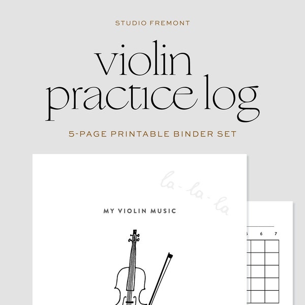 Guitar Practice Log PDF Printable Music Practice Checklist Printable ...