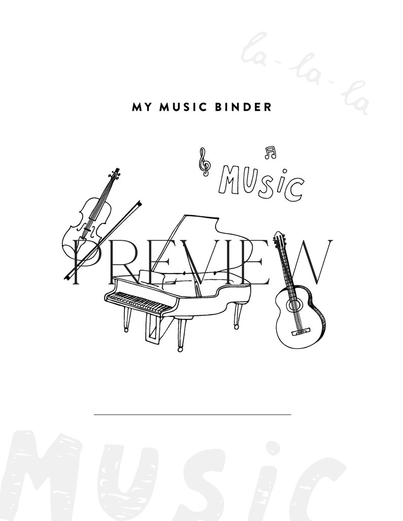 Music Practice Log | PDF Printable Music Practice Checklist | Printable ...