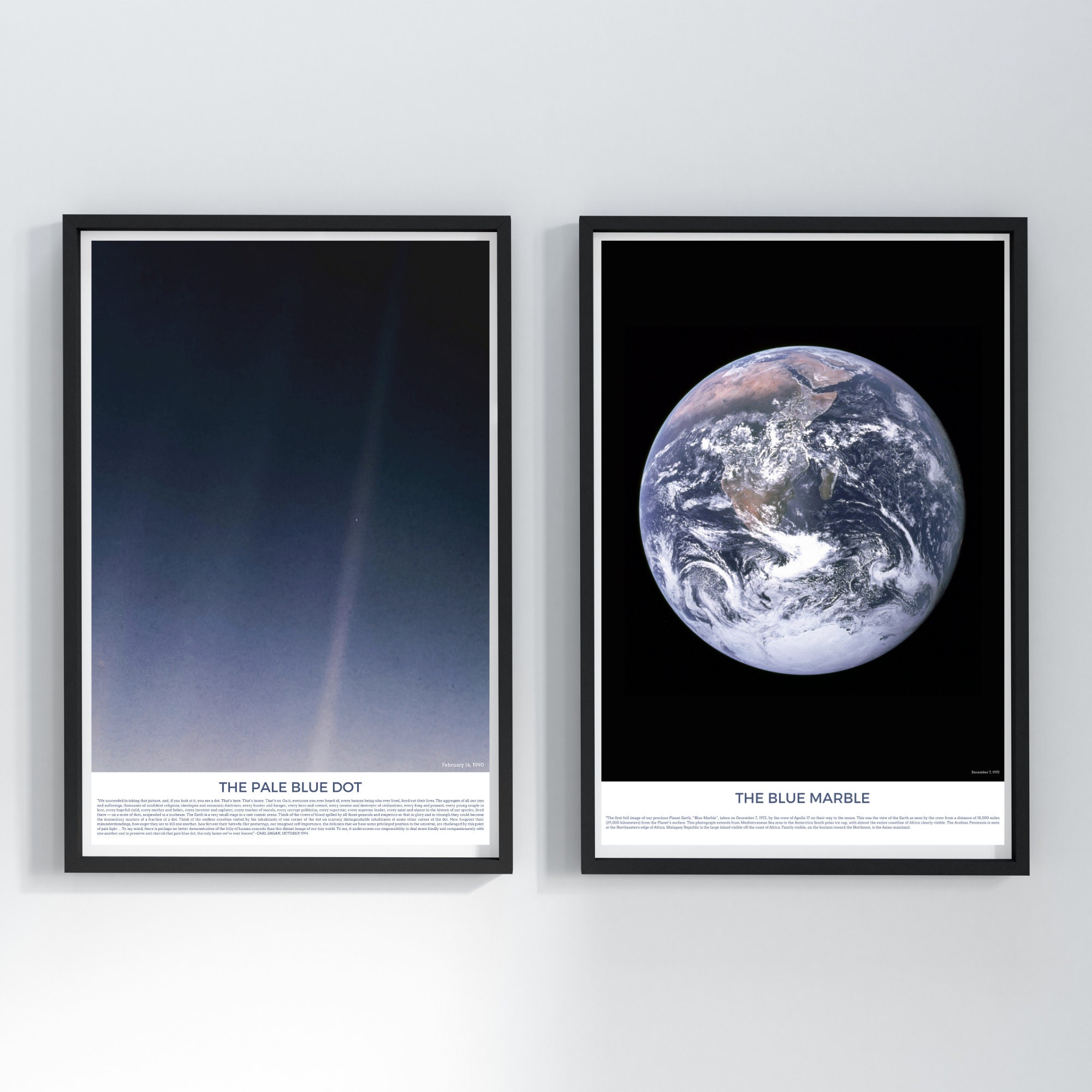NASA Space Poster, Blue Marble, Apollo 17, First Full Picture of the ...