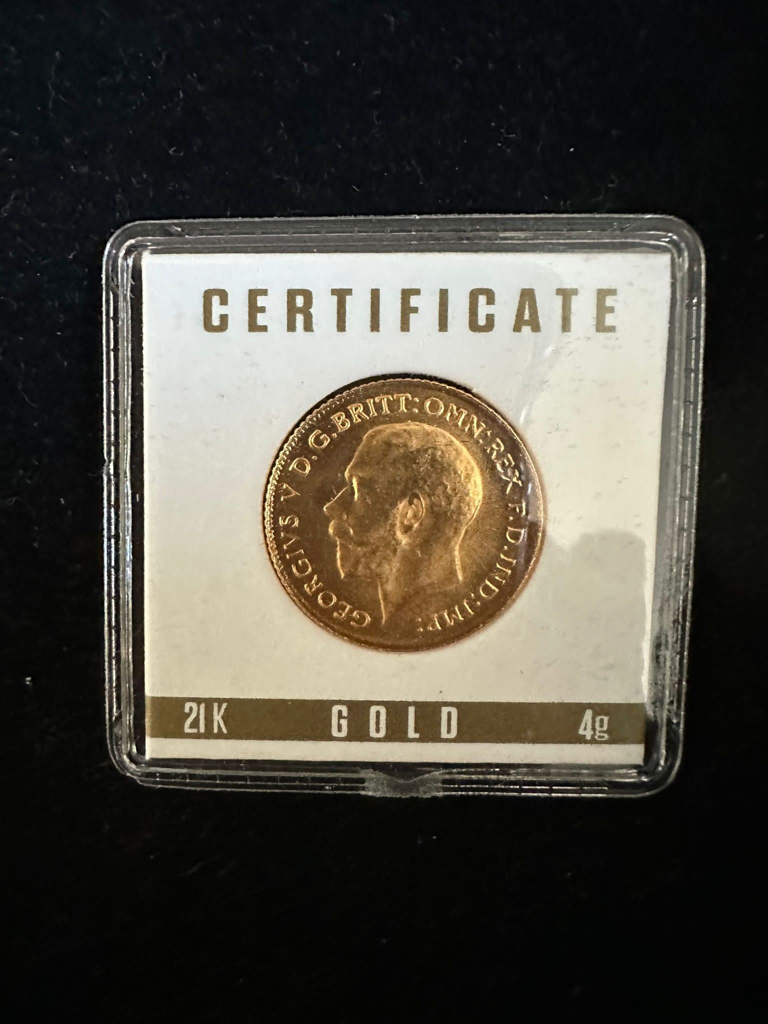 21k Solid Gold Coin, Real Genuine Solid Gold, 21kt Gold Real Coin, Gift ...