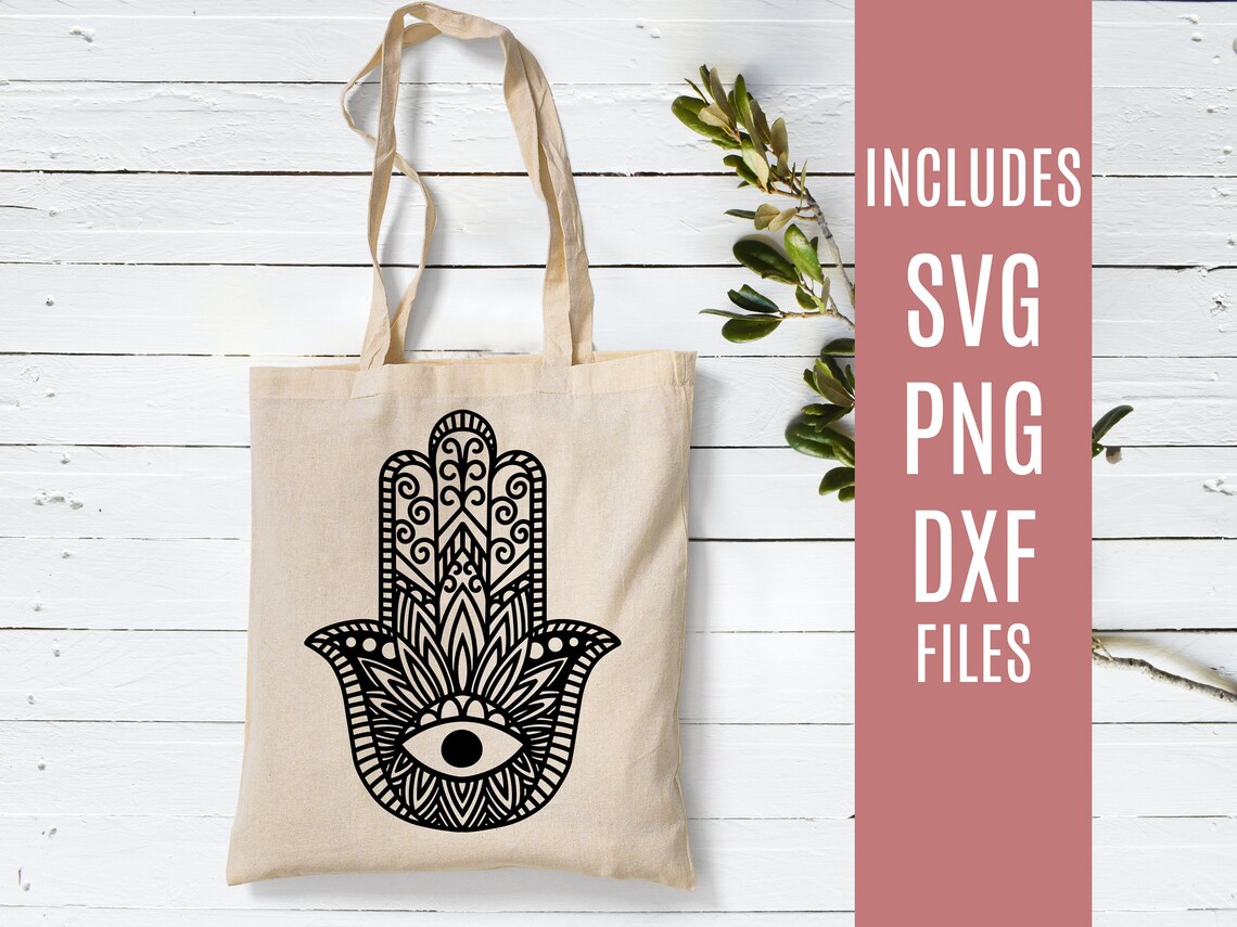 Hamsa Svg Hamsa Hand Svg Evil Eye Svg Mandala Hamsa Hand SVG for Cricut ...