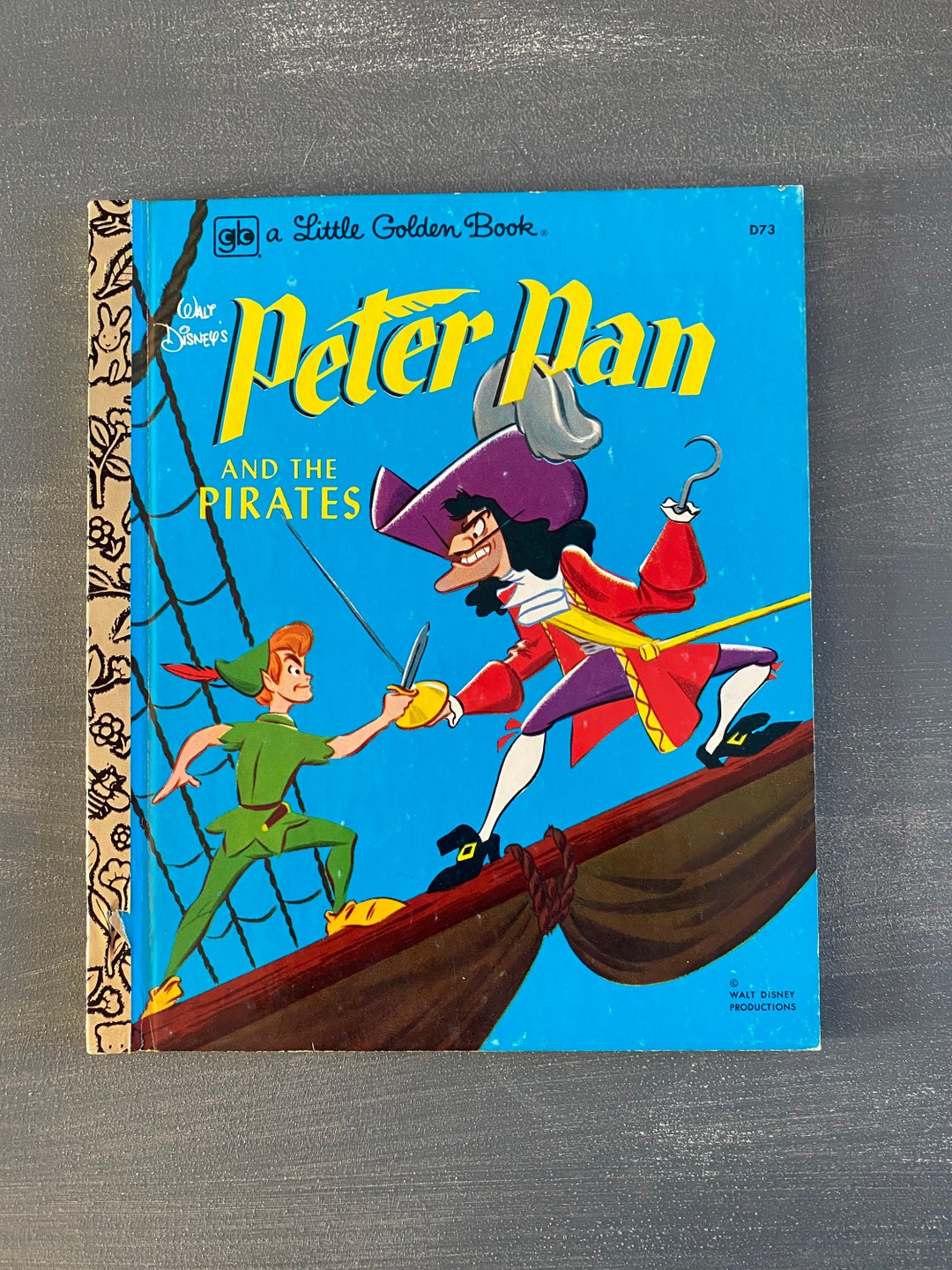 1976 Walt Disneys Peter Pan Little Golden Book - Etsy