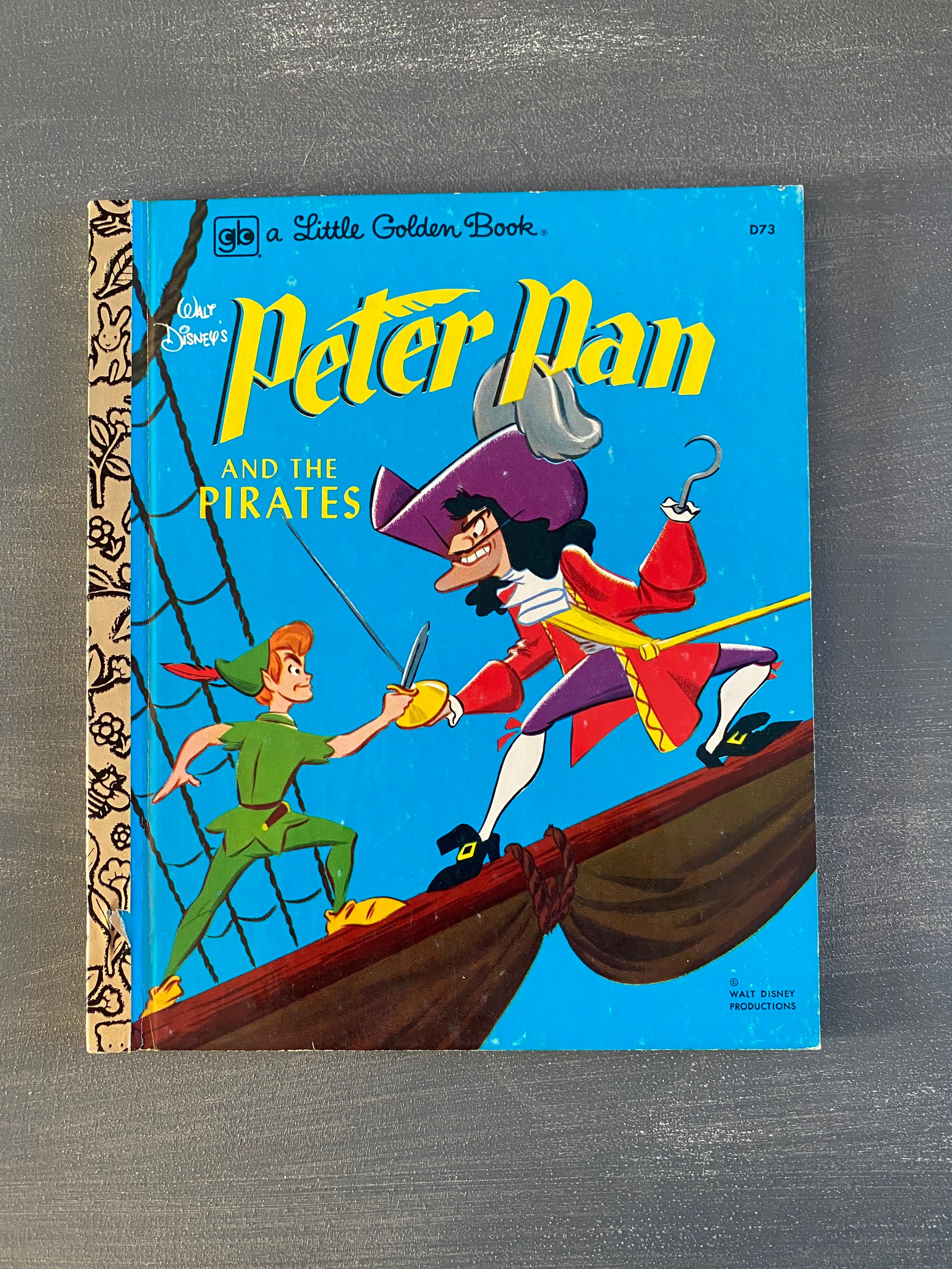 1976 Walt Disneys Peter Pan Little Golden Book - Etsy