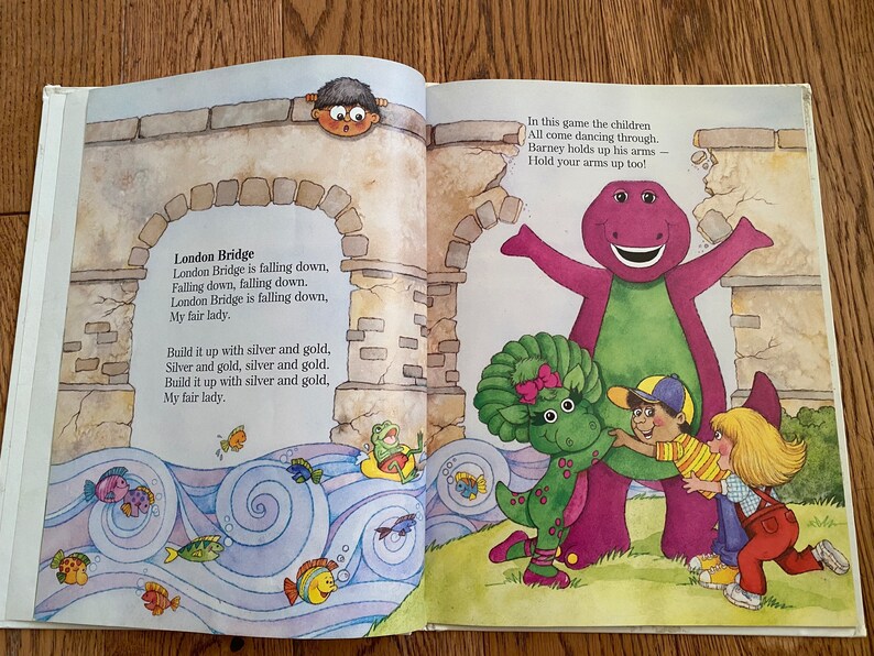 1993 Barneys Favorite Mother Goose Rhymes - Etsy