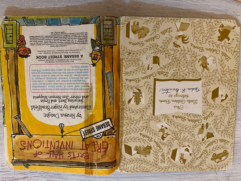 1972 Berts Hall of Great Inventions Little Golden Book - Etsy