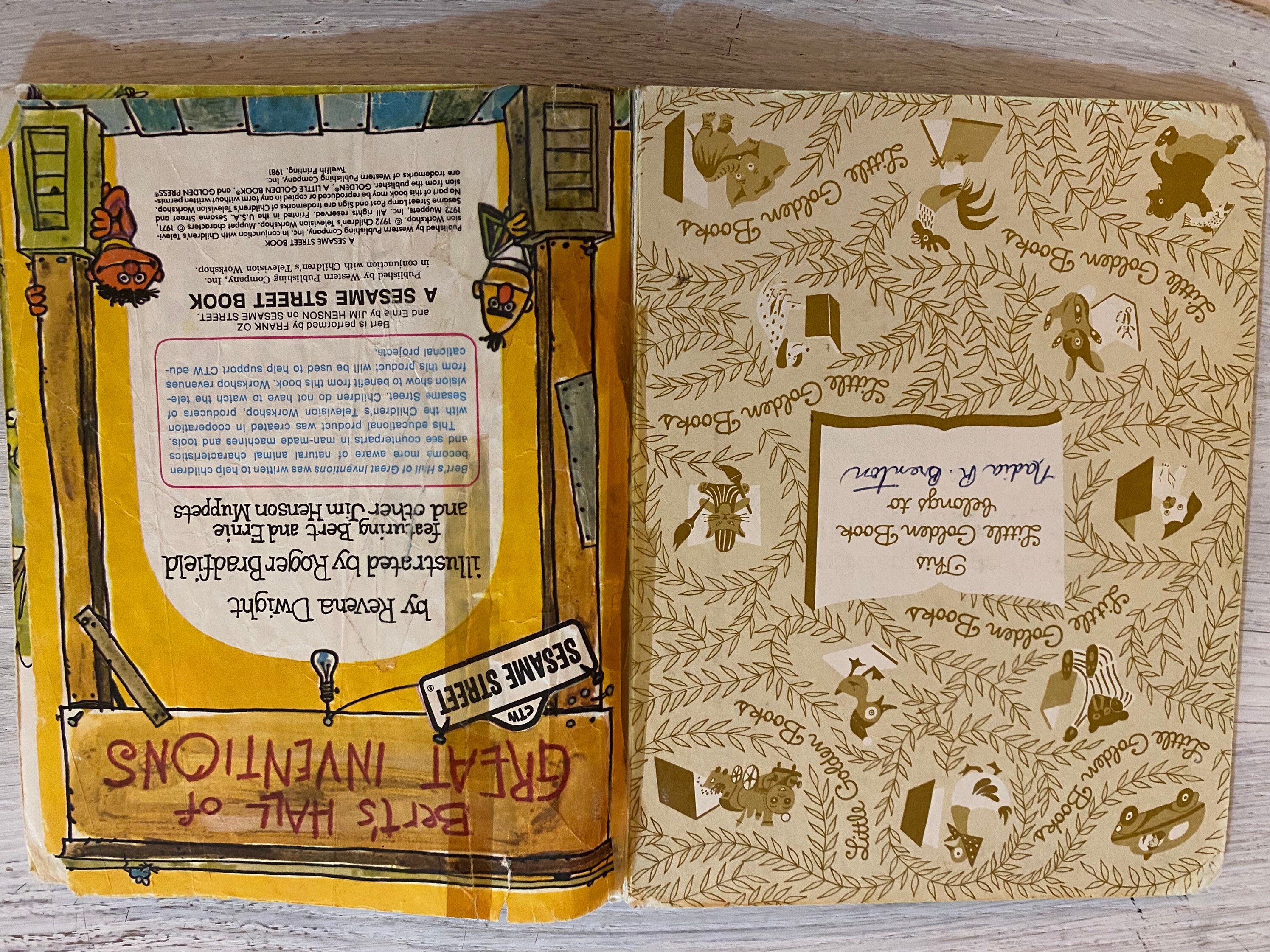 1972 Berts Hall of Great Inventions Little Golden Book - Etsy