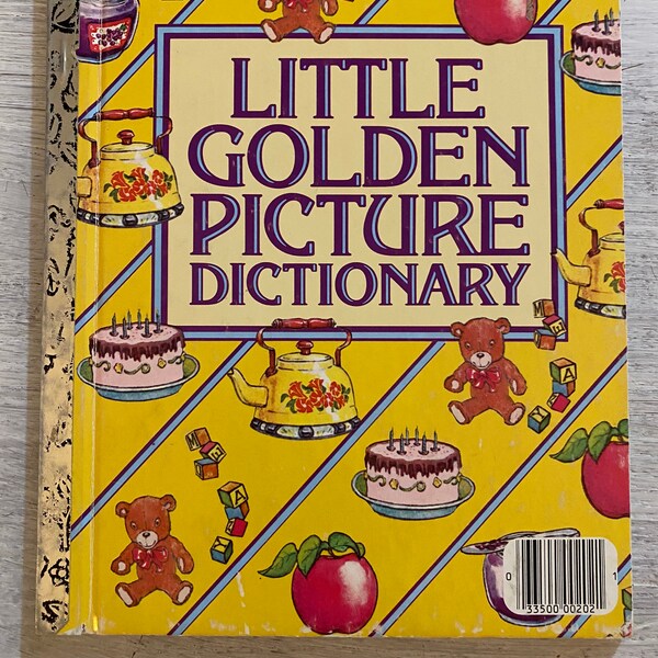 Golden Dictionary - Etsy