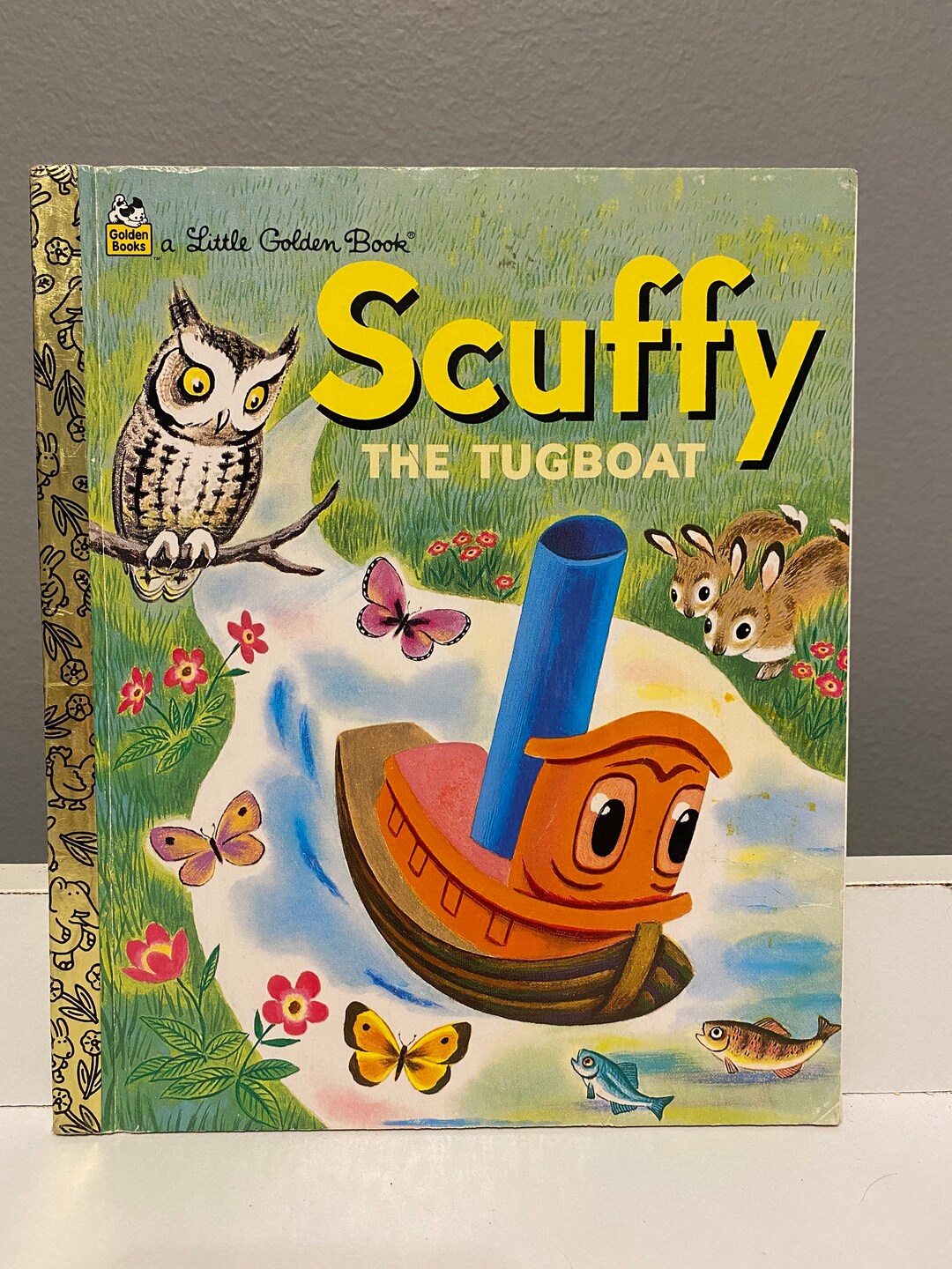1983 Scuffy the Tugboat Little Golden Book - Etsy