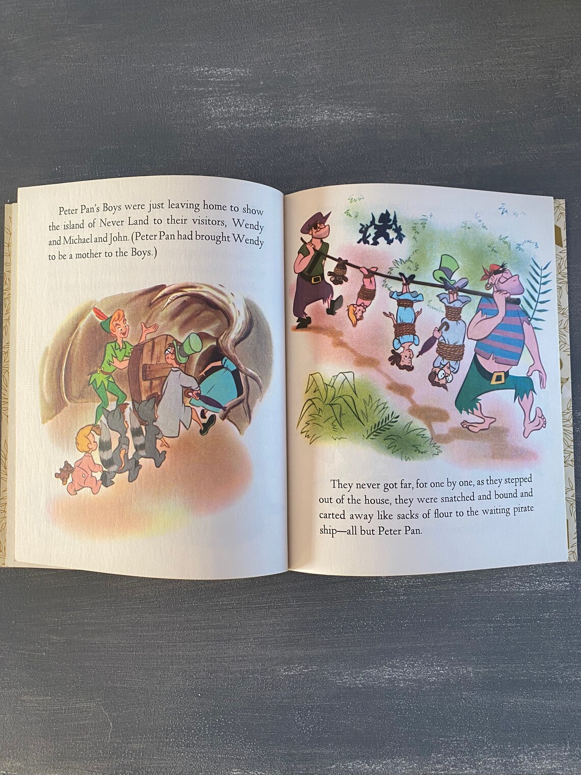 1976 Walt Disneys Peter Pan Little Golden Book - Etsy